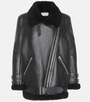 Women's Shearling Black Jackets