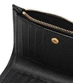 Saint Laurent Monogram Zipped Leather Wallet