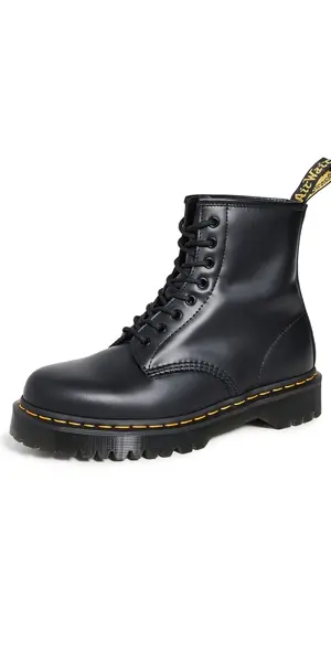 Dr. Martens Black Lace Slip