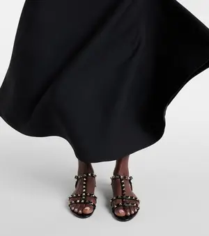 Valentino Garavani Rockstud Pvc Sandals - Black