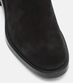TOD'S Suede Chelsea Boots - Black