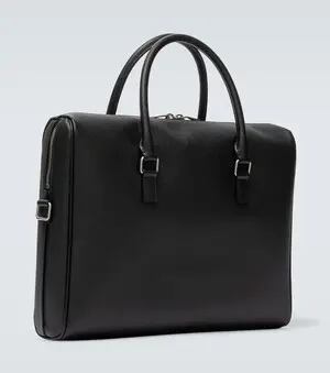 Saint Laurent Duffle Leather Briefcase