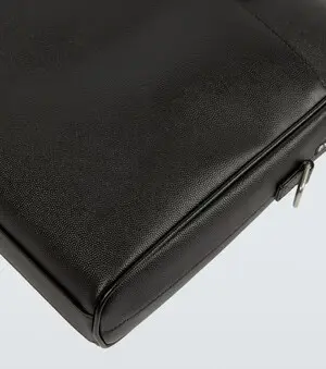 Saint Laurent Duffle Leather Briefcase