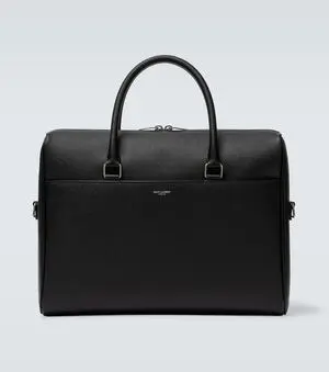 Saint Laurent Duffle Leather Briefcase