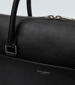 Saint Laurent Duffle Leather Briefcase