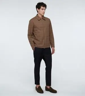 TOD'S Suede Penny Loafers - Brown