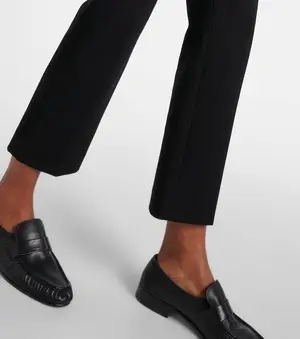 JOSEPH Coleman High-rise Gabardine Pants - Black