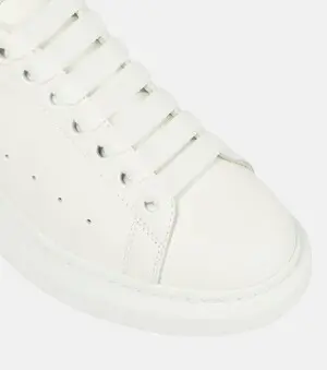 Alexander McQueen Oversized Leather Sneakers - White