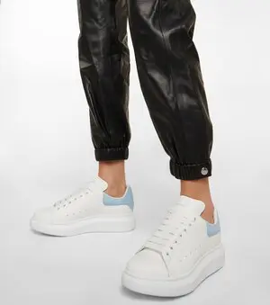 Alexander McQueen Oversized Leather Sneakers - Multicoloured