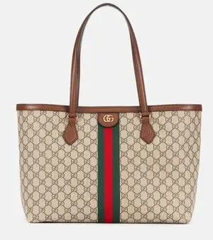 Gucci Ophidia Gg Medium Tote - Brown