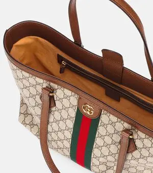 Gucci Ophidia Gg Medium Tote - Brown