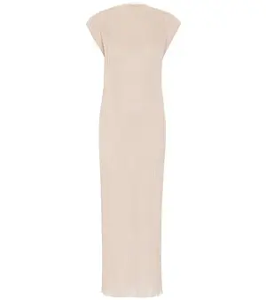 JIL SANDER Ribbed Jersey Maxi Dress