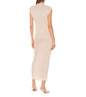 JIL SANDER Ribbed Jersey Maxi Dress