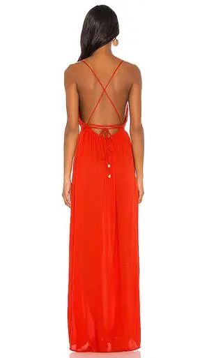 INDAH River Maxi Dress In Red