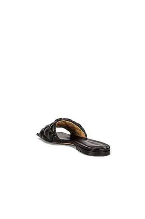 Bottega Veneta Flat Quilted Sandals