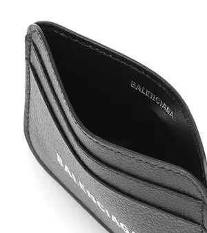 Balenciaga Leather Card Holder - Black