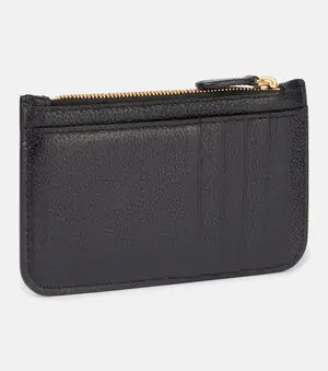Balenciaga Leather Card Holder - Black