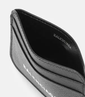 Balenciaga Leather Card Holder - Black