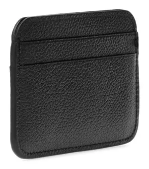 Balenciaga Leather Card Holder - Black