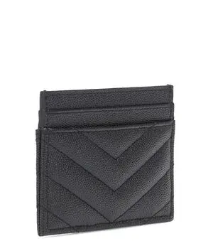 Saint Laurent Monogram Quilted Leather Card Holder