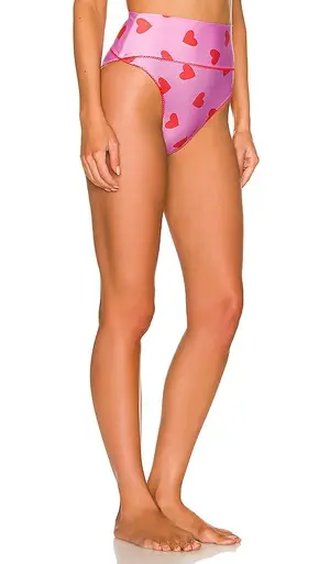 Beach Riot Highway Bikini Bottom - Valentine Heart