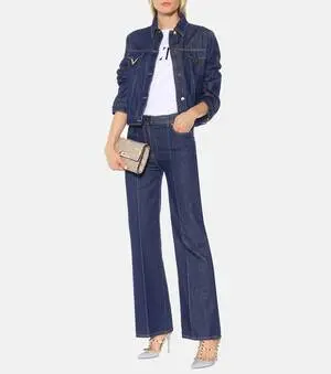 Valentino Garavani Rockstud Spike Small Leather Shoulder Bag