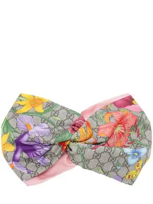 Gucci Floral Printed Silk Headband