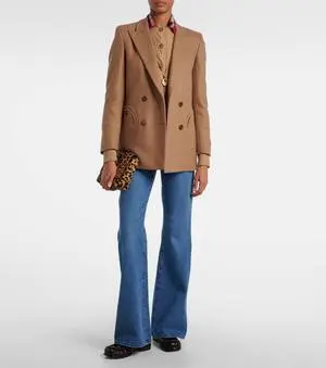 BLAZÉ MILANO Cholita Everyday Wool-blend Blazer - Beige