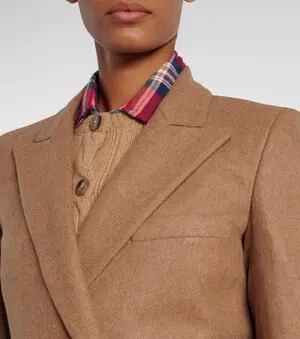 BLAZÉ MILANO Cholita Everyday Wool-blend Blazer - Beige