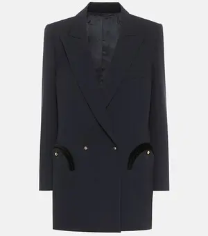 BLAZÉ MILANO Resolute Everyday Wool Blazer - Blue