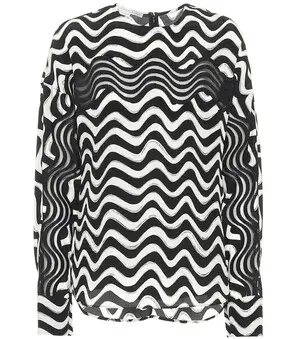 Stella McCartney Printed Silk Blouse