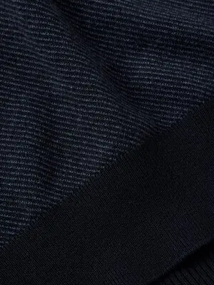 Loro Piana Roadster Striped Cashmere Half-zip Sweater