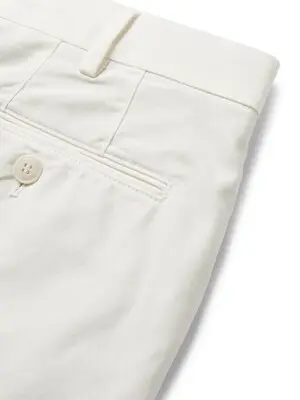 Loro Piana Slim-fit Cotton-blend Trousers