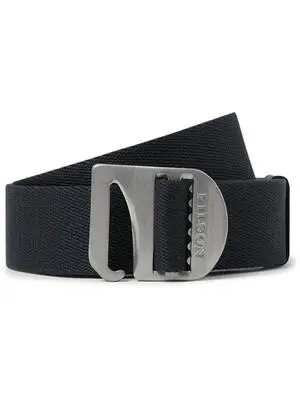 Filson Charcoal Togiak 4cm Leather-trimmed Webbing Belt