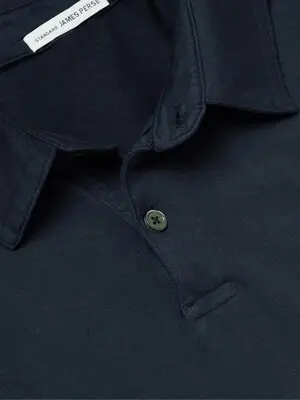 JAMES PERSE Supima Cotton-jersey Polo Shirt