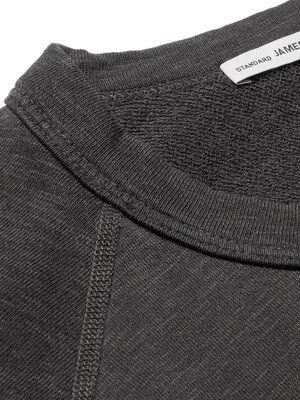 JAMES PERSE Loopback Supima Cotton-jersey Sweatshirt - Gray