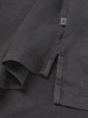 JAMES PERSE Supima Cotton-jersey Polo Shirt - Gray