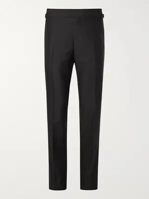Kingsman Eggsy's Wool And Mohair-blend Tuxedo Trousers