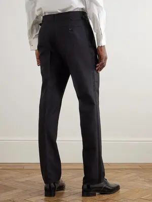 Kingsman Eggsy's Wool And Mohair-blend Tuxedo Trousers