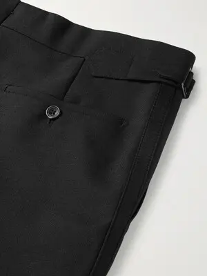 Kingsman Eggsy's Wool And Mohair-blend Tuxedo Trousers