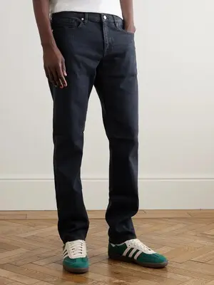 FRAME L'homme Slim-fit Dry Denim Jeans - Blue