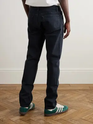 FRAME L'homme Slim-fit Dry Denim Jeans - Blue