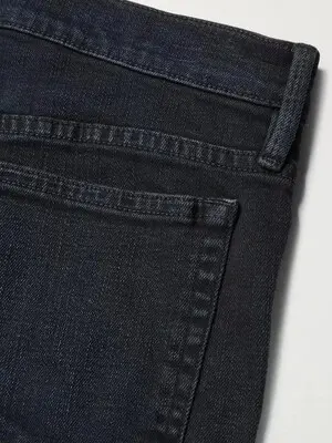 FRAME L'homme Slim-fit Dry Denim Jeans - Blue