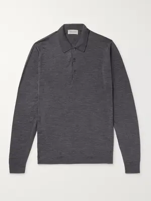 John Smedley Button Down Polos For Men