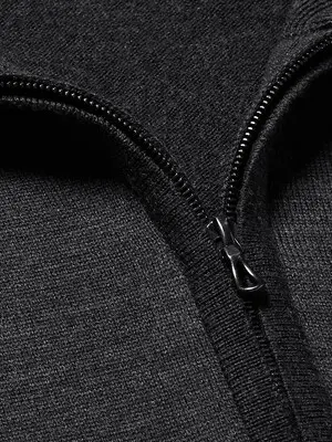 John Smedley Claygate Merino Wool Cardigan - Gray