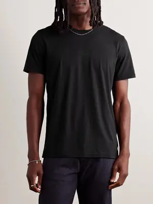 Folk Assembly Cotton-jersey T-shirt - Black