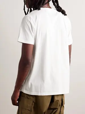 Folk Assembly Cotton-jersey T-shirt - White