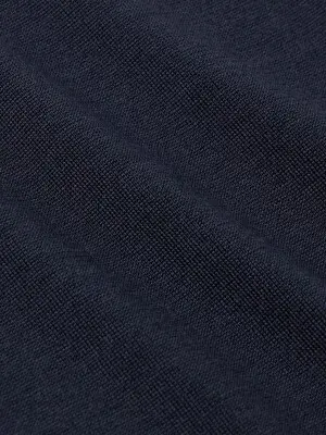 John Smedley Cherwell Merino Wool Rollneck Sweater - Blue