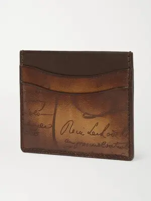 Berluti Bambou Leather Cardholder