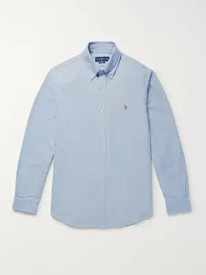 Polo Ralph Lauren Slim-fit Cotton Oxford Shirt - Blue